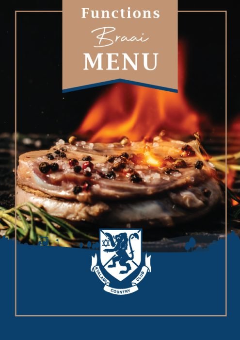 Menus - Kyalami Golf